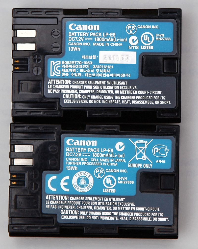 Cách phân biệt pin máy ảnh Canon LP-E6 thật và giả - Giang Duy Đạt